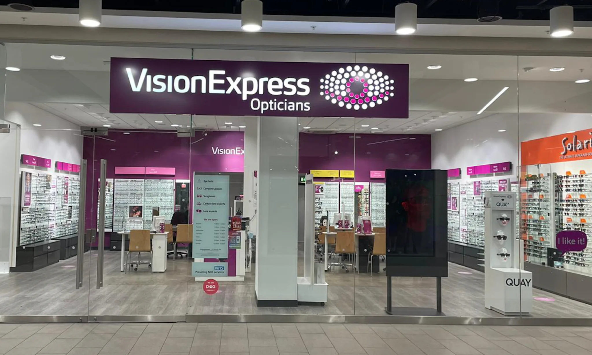 Vision Express Opticians - Northampton - The Grosvenor Shopping Centre ...